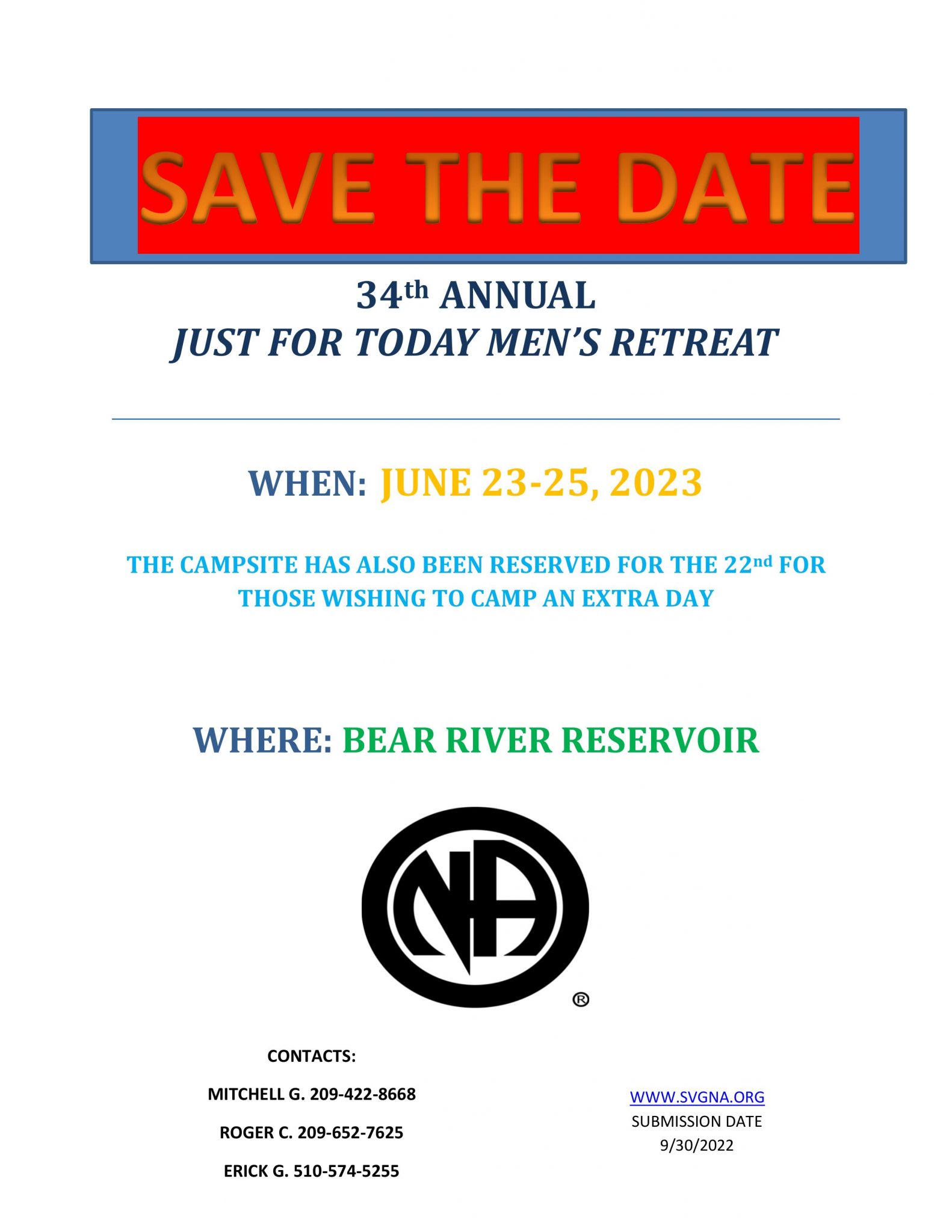 Group & Event Flyers – SVGNA