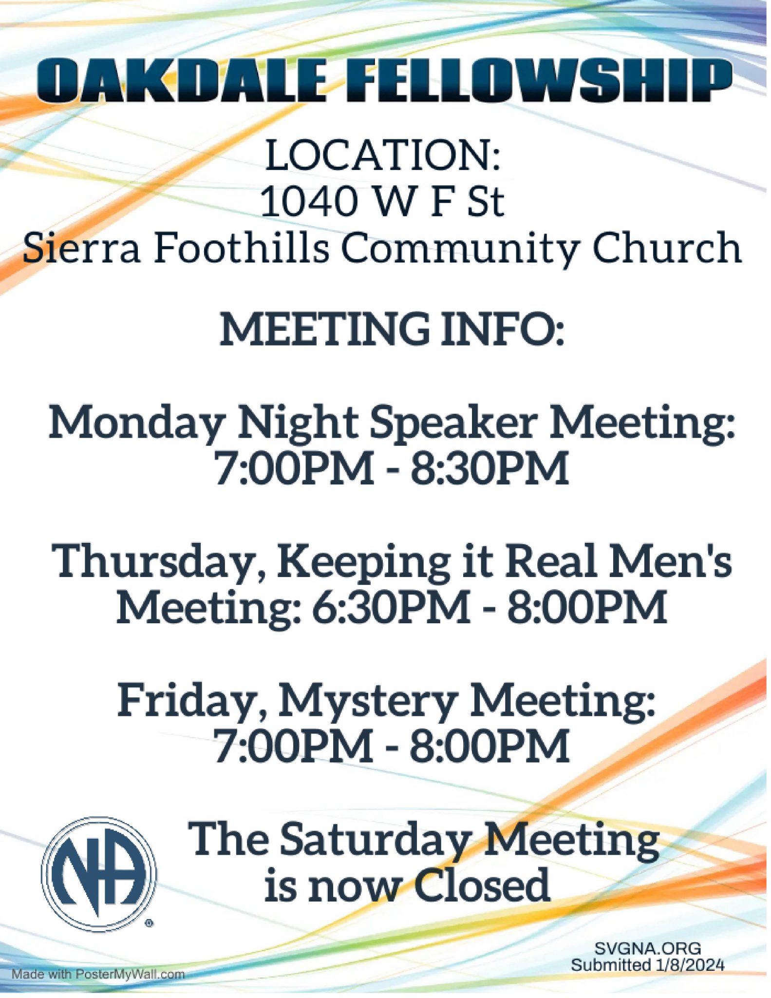 Group & Event Flyers – SVGNA